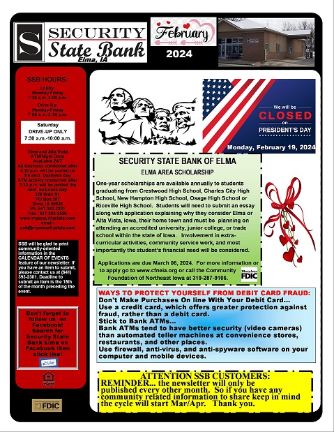 Elma Newsletter